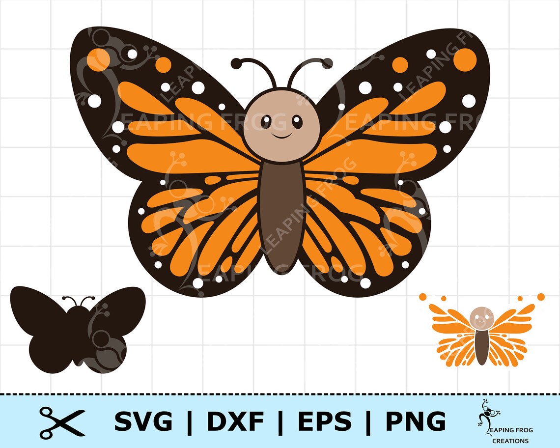 Butterfly SVG. Monarch Butterfly SVG. Cricut Cut Files / Silhouette ...