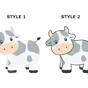 Cow SVG PNG DXF. Digital Download. Cricut, Silhouette Cut Files. Cute ...