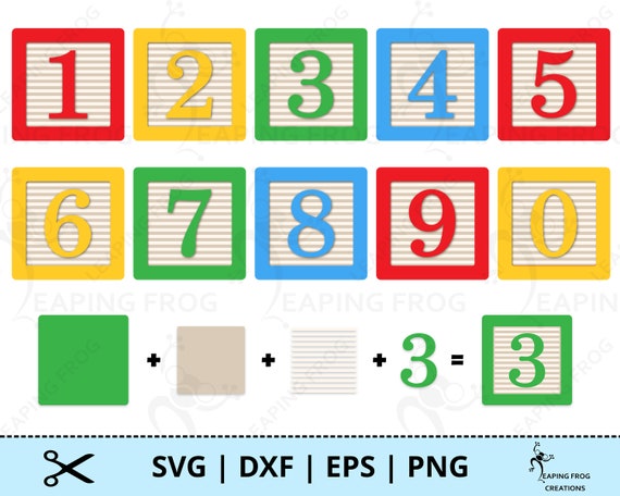 Baby Blocks SVG. PNG. Cricut Cut Files Layered. Silhouette - Etsy Israel