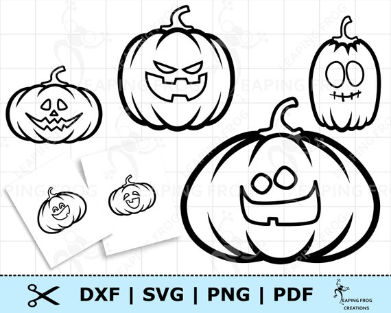Calabazas SVG. PNG. 32 Archivos de corte cricut archivos - Etsy España