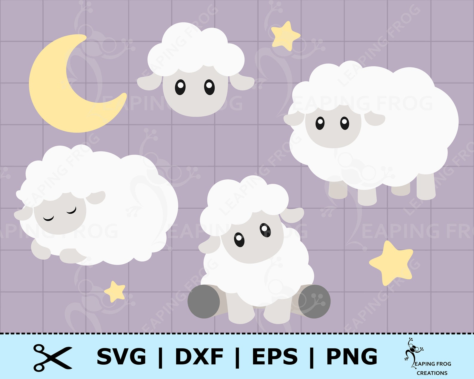 Sheep SVG. PNG. Lamb. Cut and Layered Files, Cricut, Silhouette ...