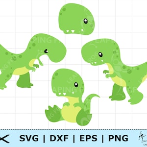 Dinosaur SVG. T-rex Svg. Cricut Cut Files, Layered. Silhouette ...