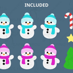 Snowman Set SVG. PNG. Cricut Cut Files, Layered Files. Sublimation ...