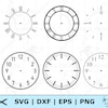Clock SVG. Mix & Match Cricut Cut Files, Silhouette Files. Clock Faces ...