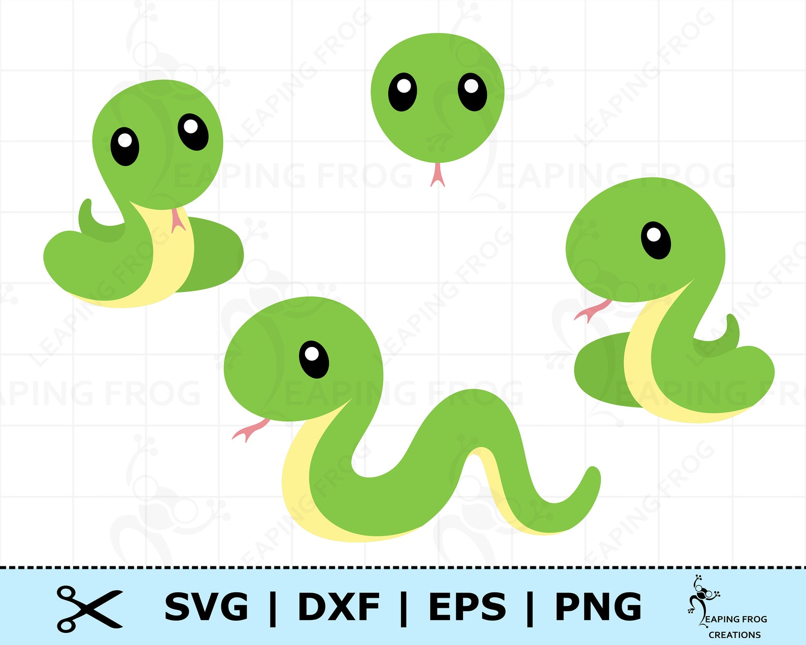 Snake SVG. Cricut Cut Files Layered. Silhouette Files. | Etsy