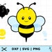 Cute Bumblebee SVG. Bumblebee DXF. PNG. Cricut Cut Files, Layered ...
