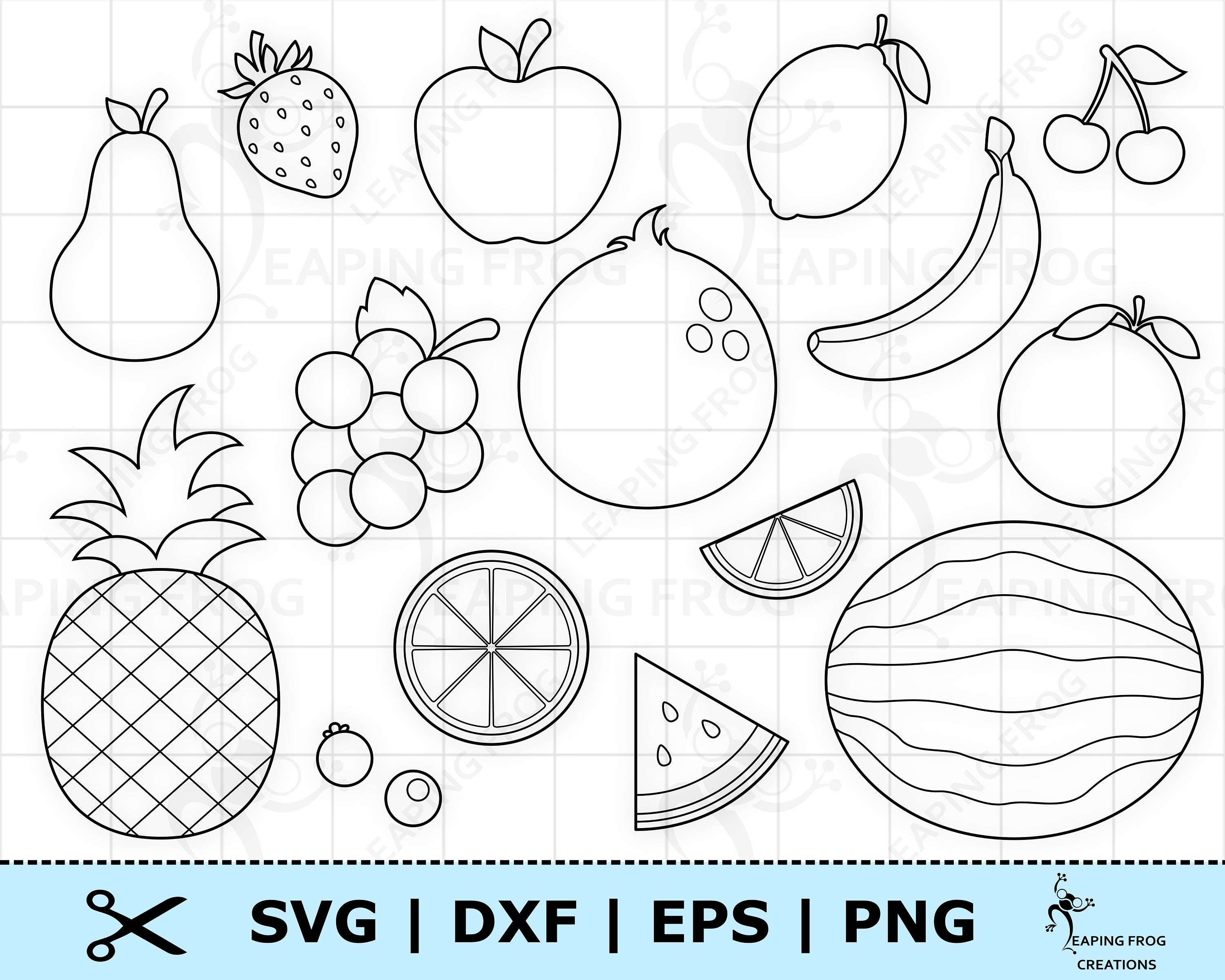 svg Fruits svg Bundle Fruits Vector Fruits svg Fruits Files for cricut ...