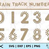 Railroad/railway Clipart Set - Train, Track, Station, Transport, Toy ...