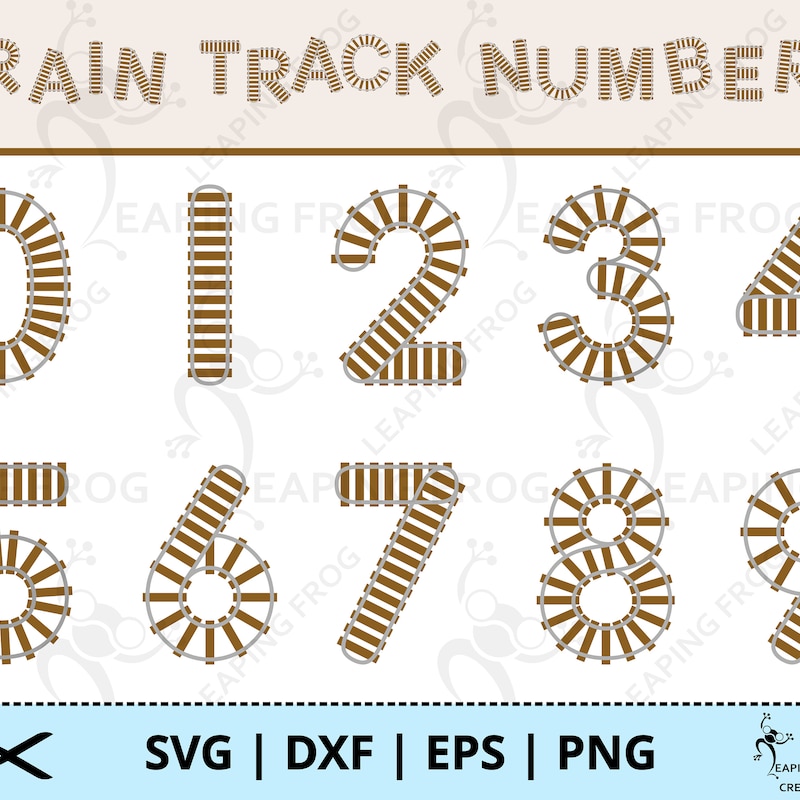 Train Track Number - Etsy