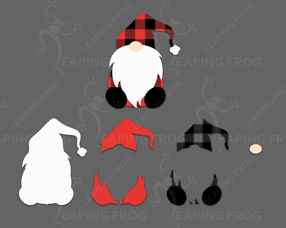 Christmas Gnomes SVG. PNG. Cricut Cut Layered Files. - Etsy