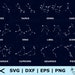 Constellations SVG. PNG. Zodiac Signs. Cricut Cut Files, Silhouette ...