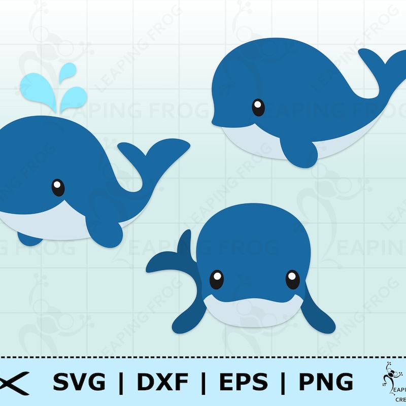 Preppy Whale - Etsy