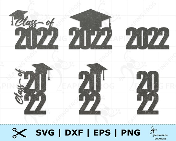 Graduation Caps SVG. PNG. 2022. Cricut Cut Files Silhouette - Etsy