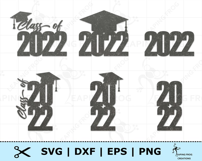 Graduation Caps SVG. PNG. 2022. Cricut Cut Files Silhouette - Etsy
