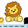 Baby Lion Svg, Baby Lion Cut File, Cute Baby Lion Svg, Cute Lion Svg ...
