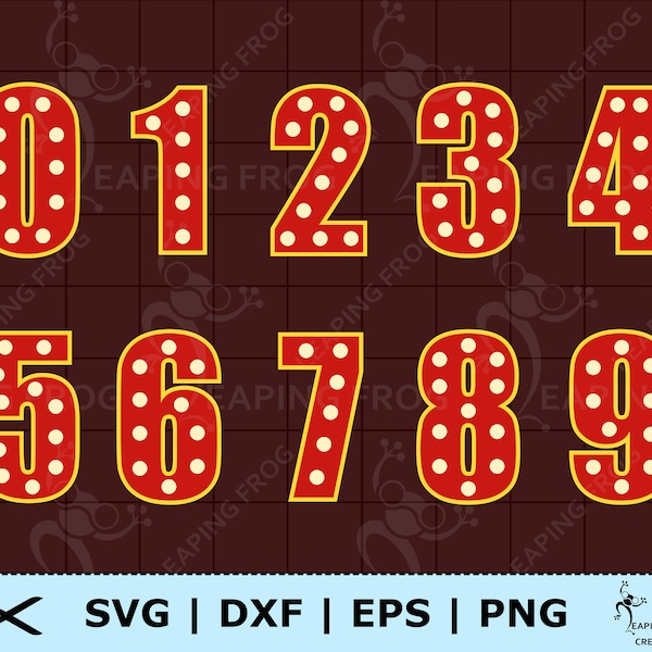 Light up Numbers - Etsy