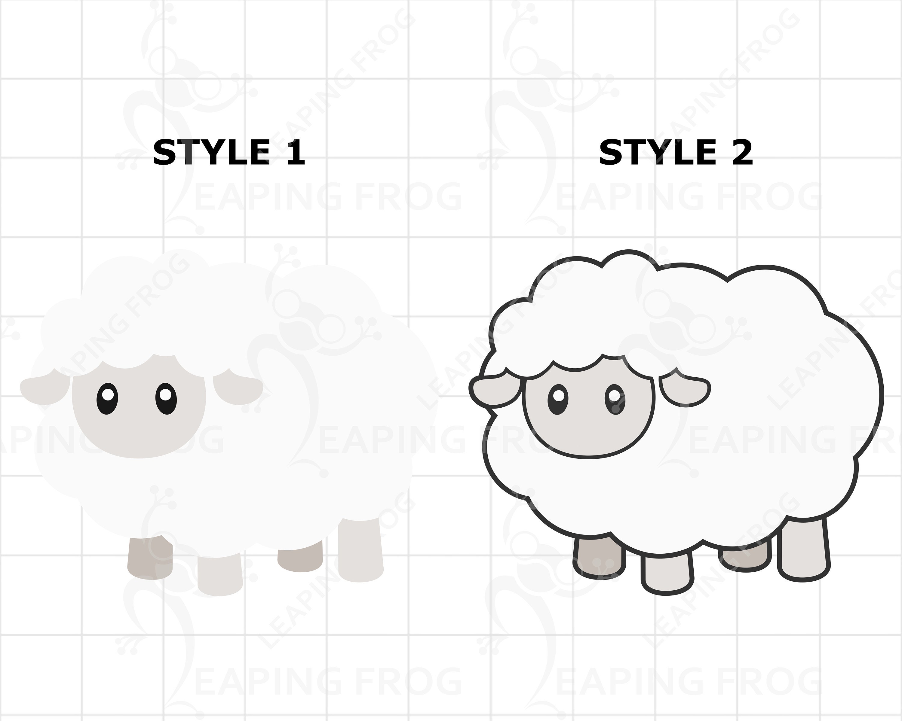 Cute Lamb SVG PNG DFX. Digital Download. Cricut Silhouette - Etsy UK