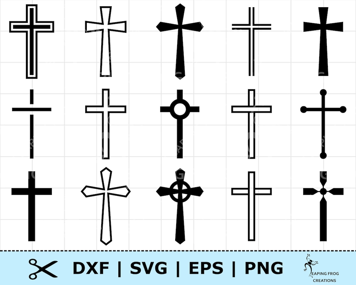 Cross SVG. Cricut Cut Files Silhouette Files. Crosses SVG. | Etsy