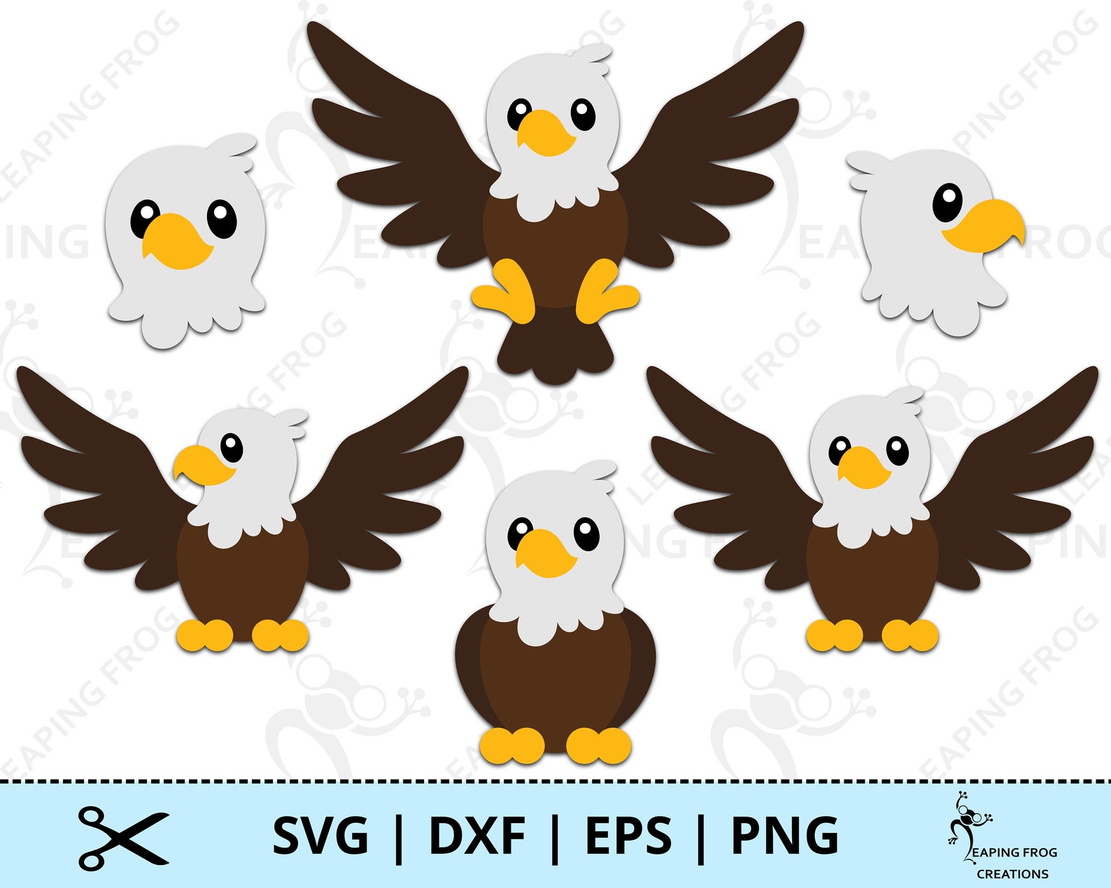 Eagle SVG. PNG. Cricut Cut Files Layered. Silhouette Files. - Etsy
