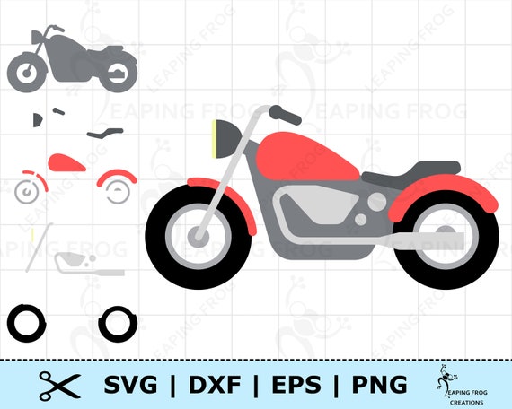 Motorcycle SVG. PNG. Vehicles. Cricut Cut Layered Files. | Etsy