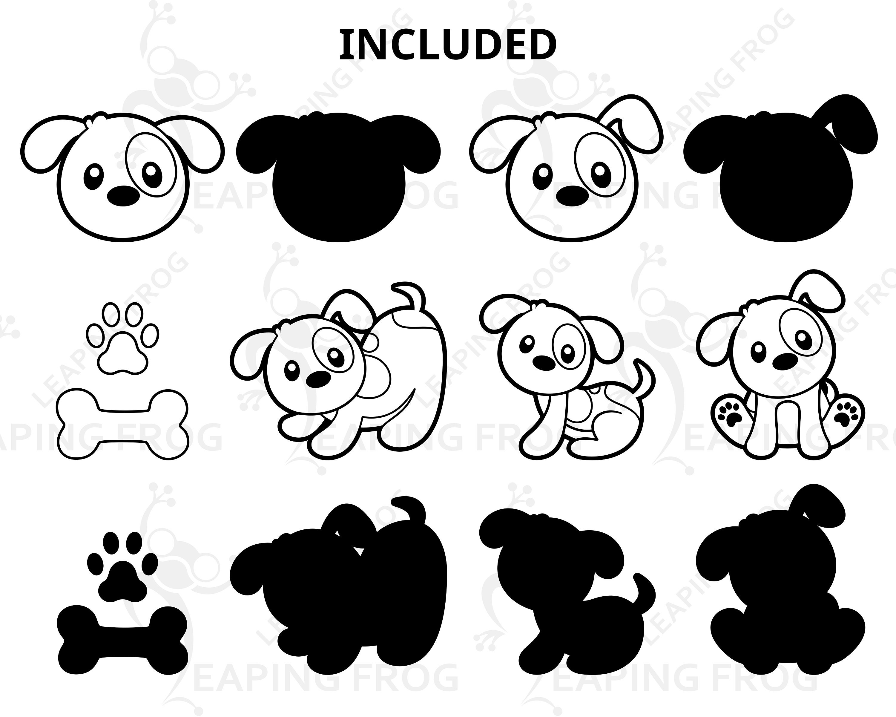 Cachorro SVG. PNG. Archivos de corte cricut archivos en - Etsy España