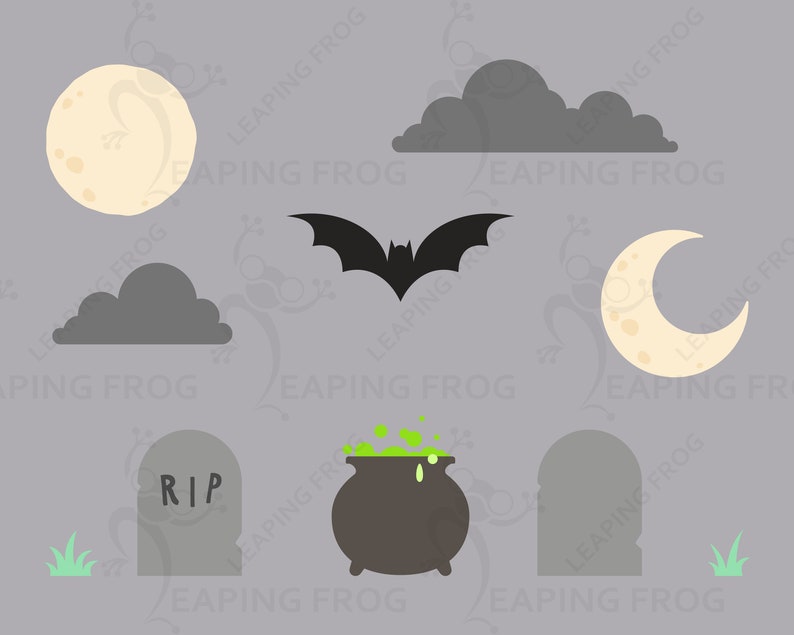Halloween SVG. PNG. Cricut Cut Files Layered Files. | Etsy