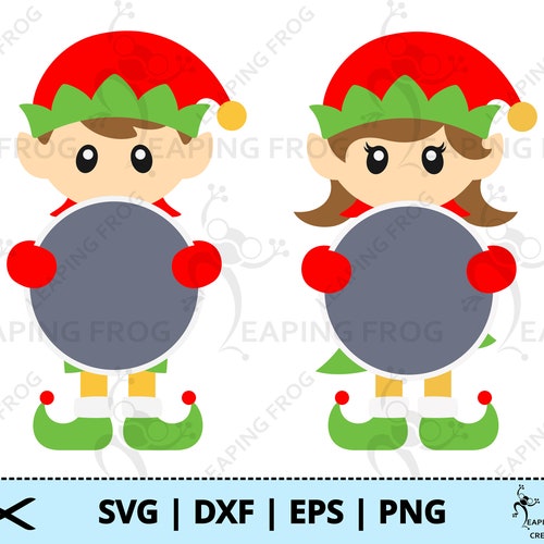 Elf SVG. PNG. Cricut Cut Files Layered Files. Silhouette. - Etsy