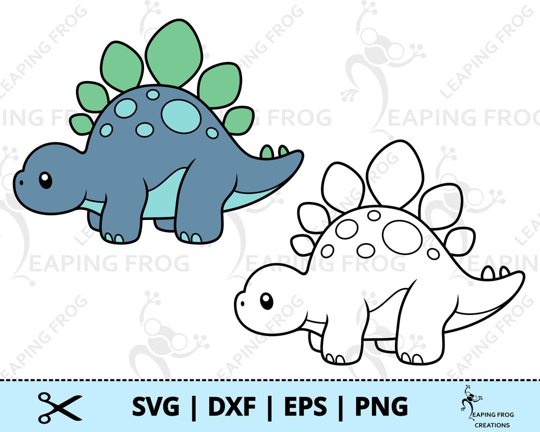 Stegosaurus SVG. PNG. Dinosaur Cricut Cut Files, Layered. Sublimation ...
