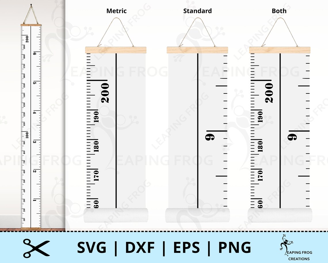 Growth Chart SVG. PNG. Cricut Cut Files Silhouette Files. - Etsy