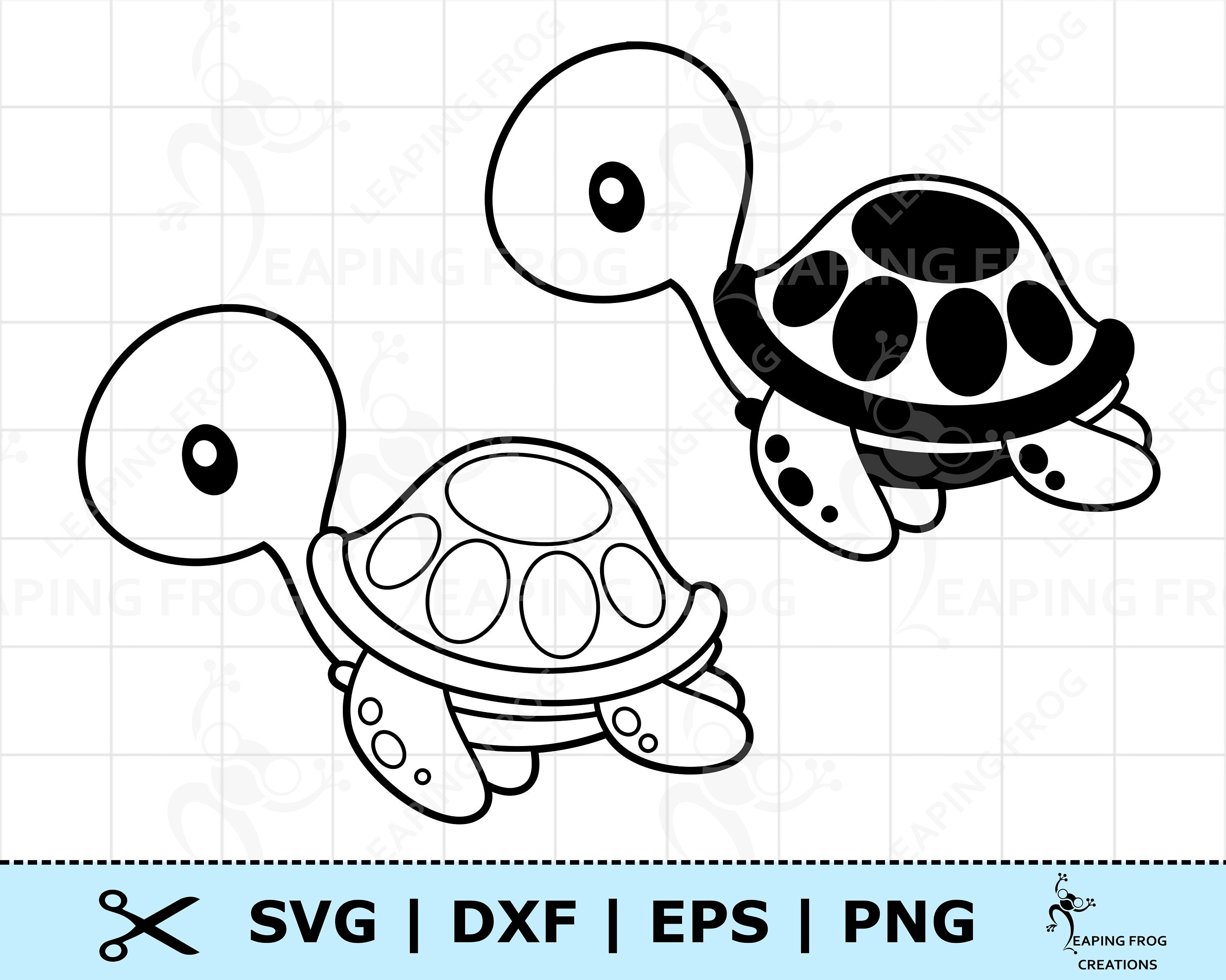 Turtle Outline Clipart
