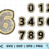 Mandala Numbers SVG, Zentangle Numbers SVG Files for Silhouette Cameo ...