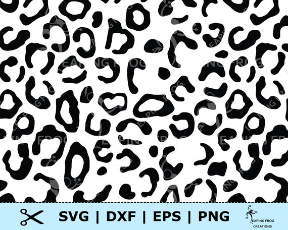 Leopard Print SVG. PNG. SEAMLESS Cricut Cut Files. Silhouette - Etsy
