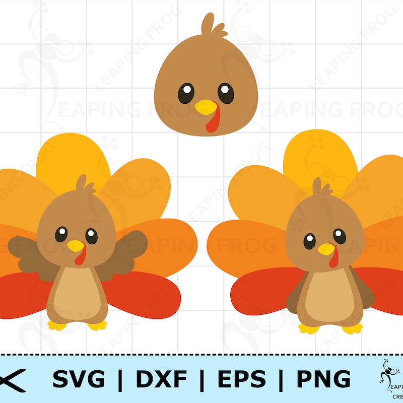 Turkey No Feathers Clip Art - Etsy