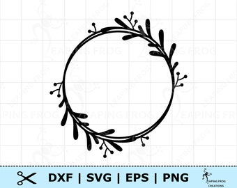 Wreath silhouette - Etsy Nederland