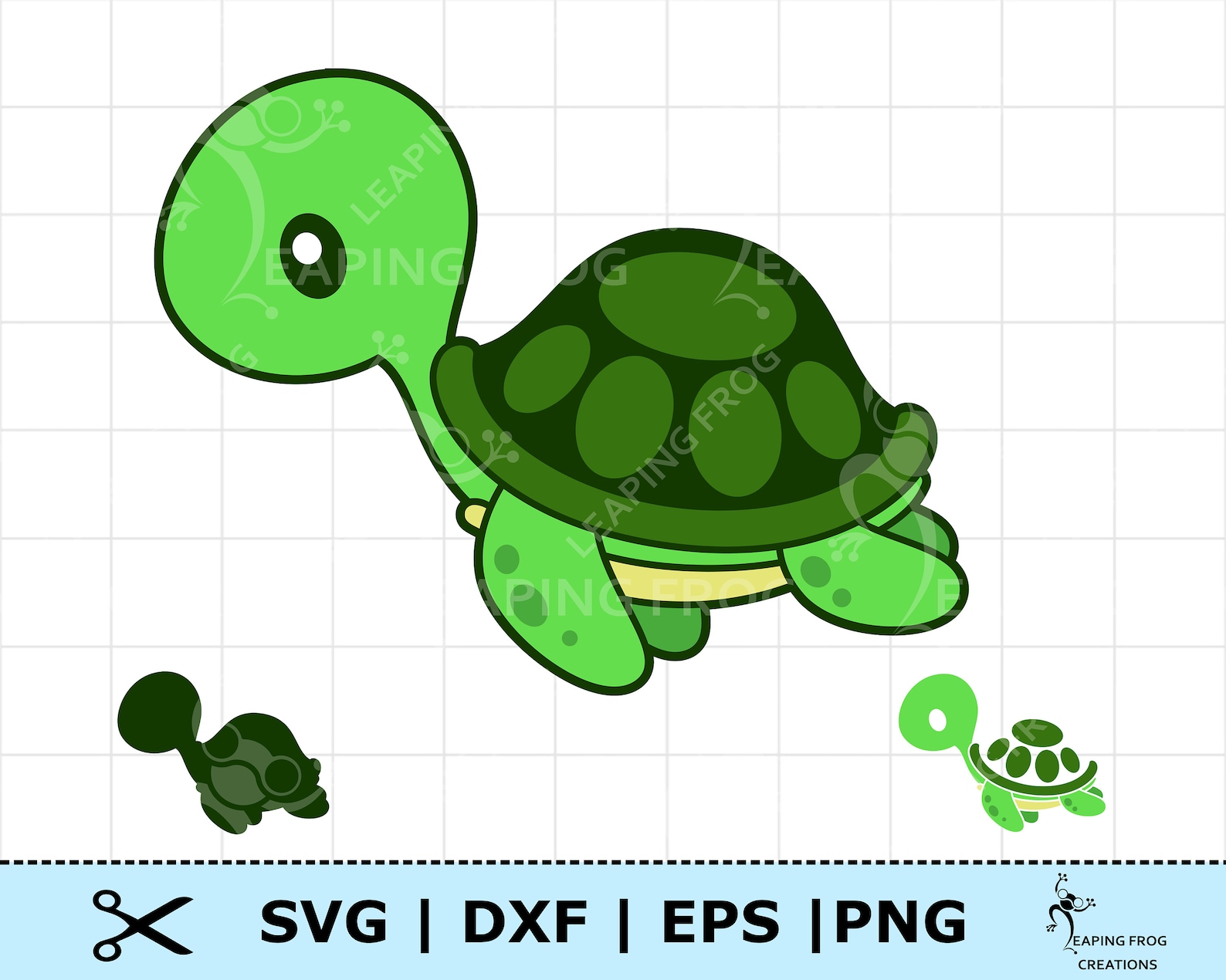 Cute Turtle SVG PNG DXF. Digital Download. Cricut Silhouette | Etsy