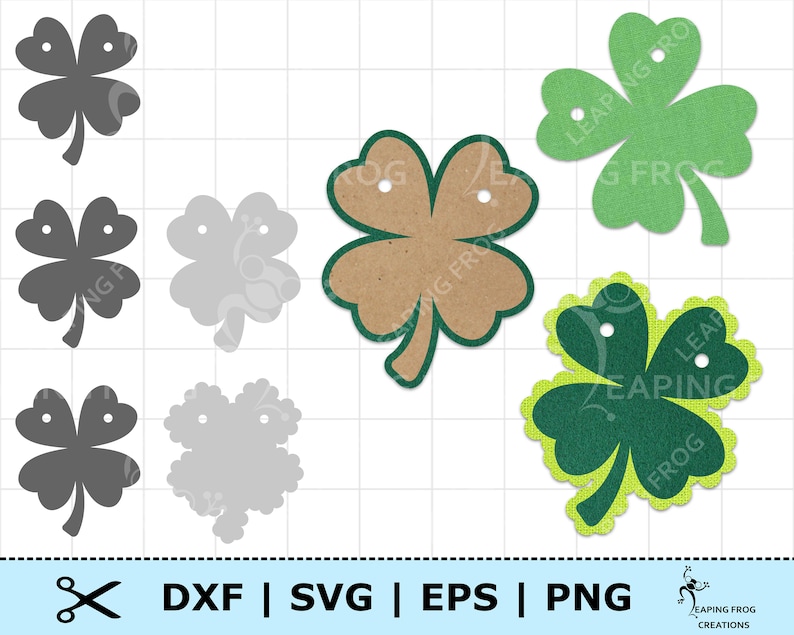 St. Patricks Day Bunting Banner SVG. Cricut Cut Files, Silhouette. Four ...