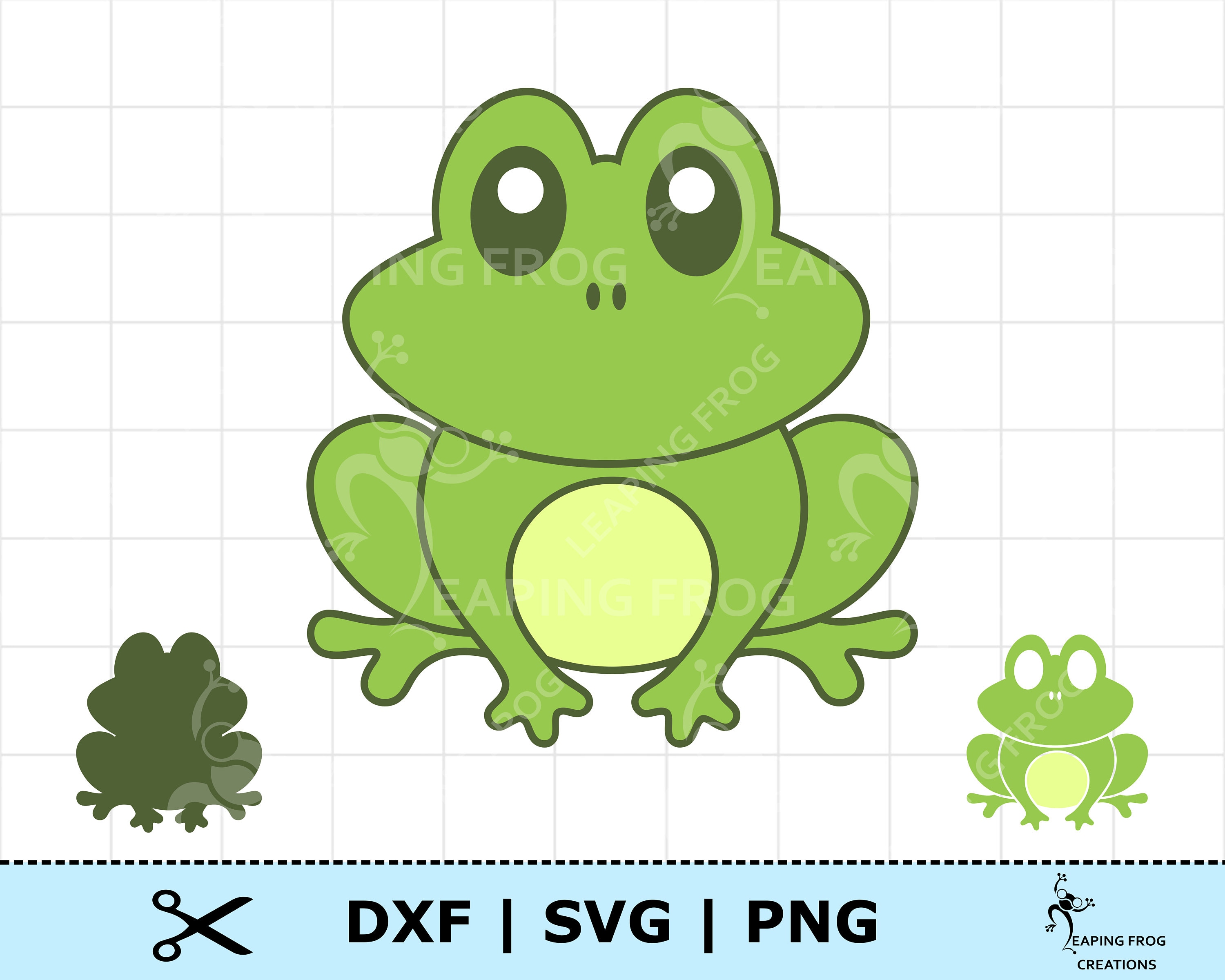 Vector Frog Dxf Cute Frog Outline SVG Frog Cut Files For Silhouette ...