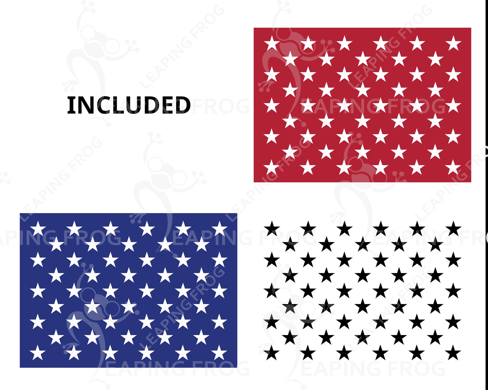 Stars SVG. PNG. Pattern. 50 Stars. 3 Versions. Seamless / - Etsy