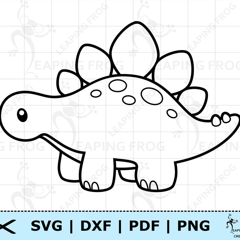 Stegosaurus Svg - Etsy