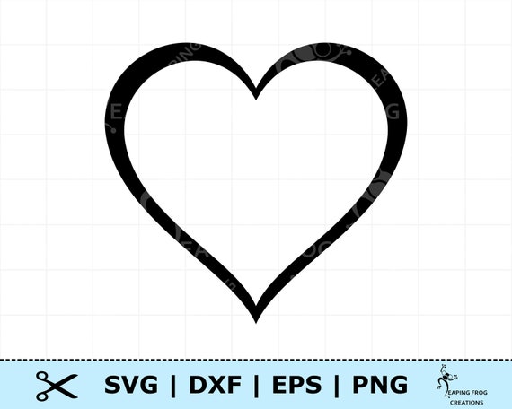 Corazón SVG. Corazón de San Valentín. Archivo de corte Cricut - Etsy México