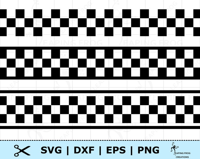 Racing Stripes SVG. 3 Versions Seamless. Cricut Cut Files, Layered ...