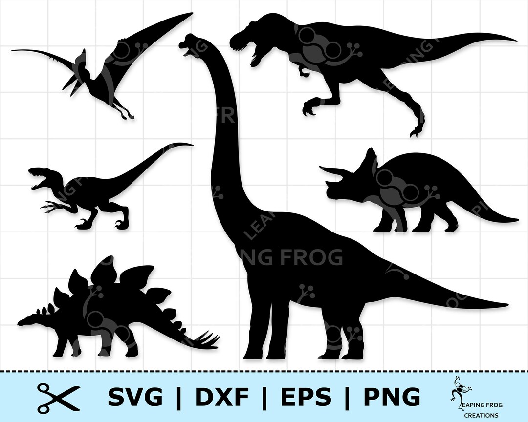 Dinosaurs SVG. PNG. T-rex Svg. Cricut Cut Files, Silhouette Files ...