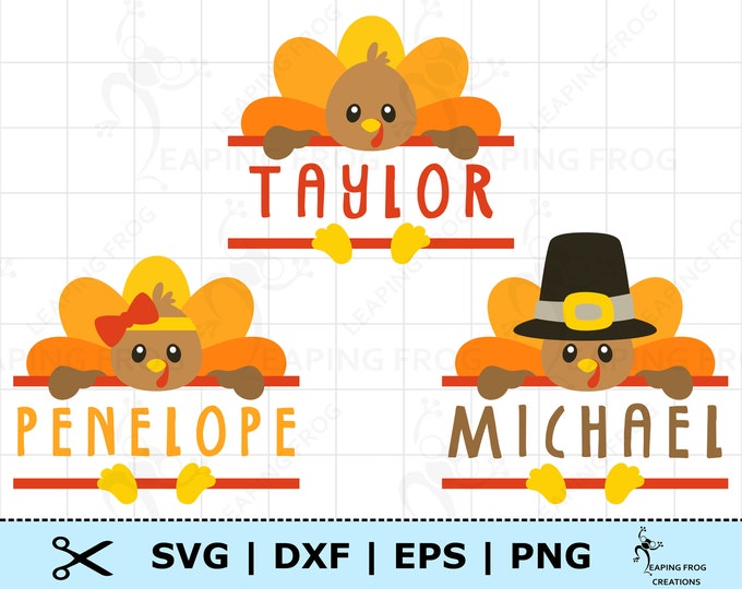 Turkey SVG. PNG. Cricut Cut File, Silhouette File. Stencil, Outline ...