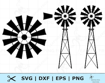Windmill Dxf Files | Etsy