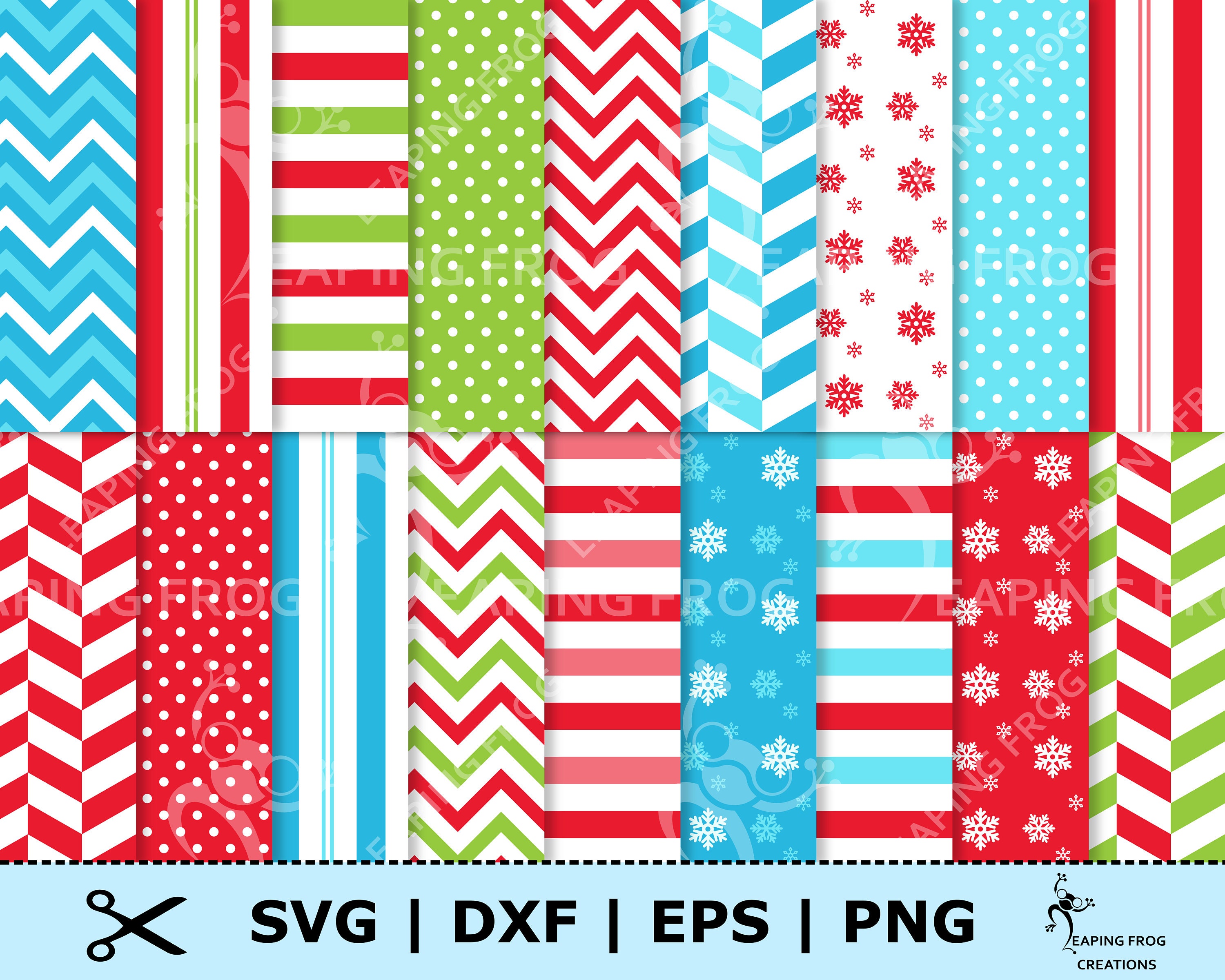 Christmas Pattern SVG. PNG. Tiling Seamless Cricut Cut | Etsy
