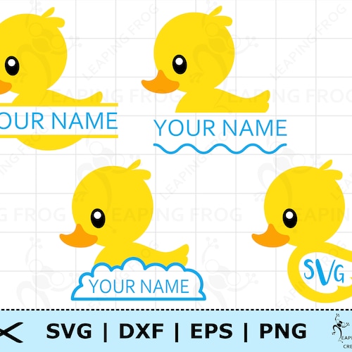 Rubber Ducky SVG. PNG. 4 Versions Cricut Cut Files Layered - Etsy