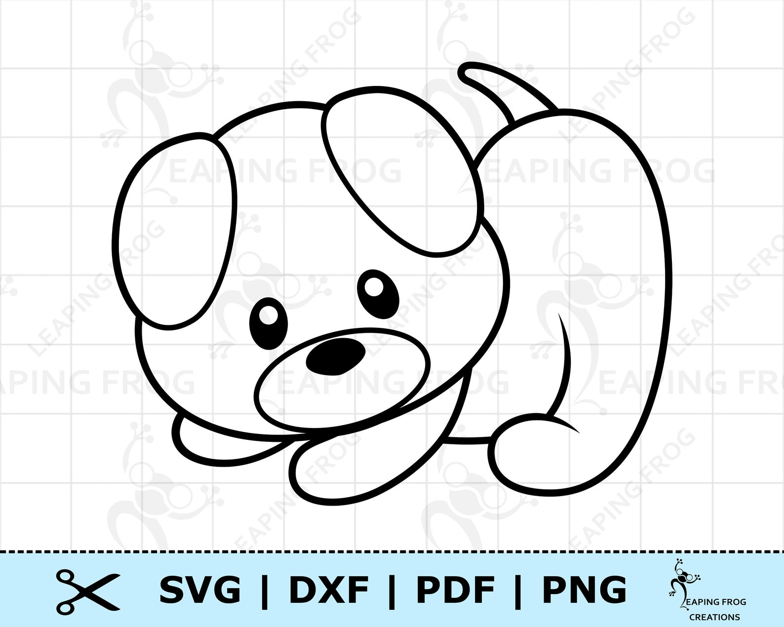Cute Puppy Dog SVG PNG DXF Eps. Puppy Digital Download, Cricut ...