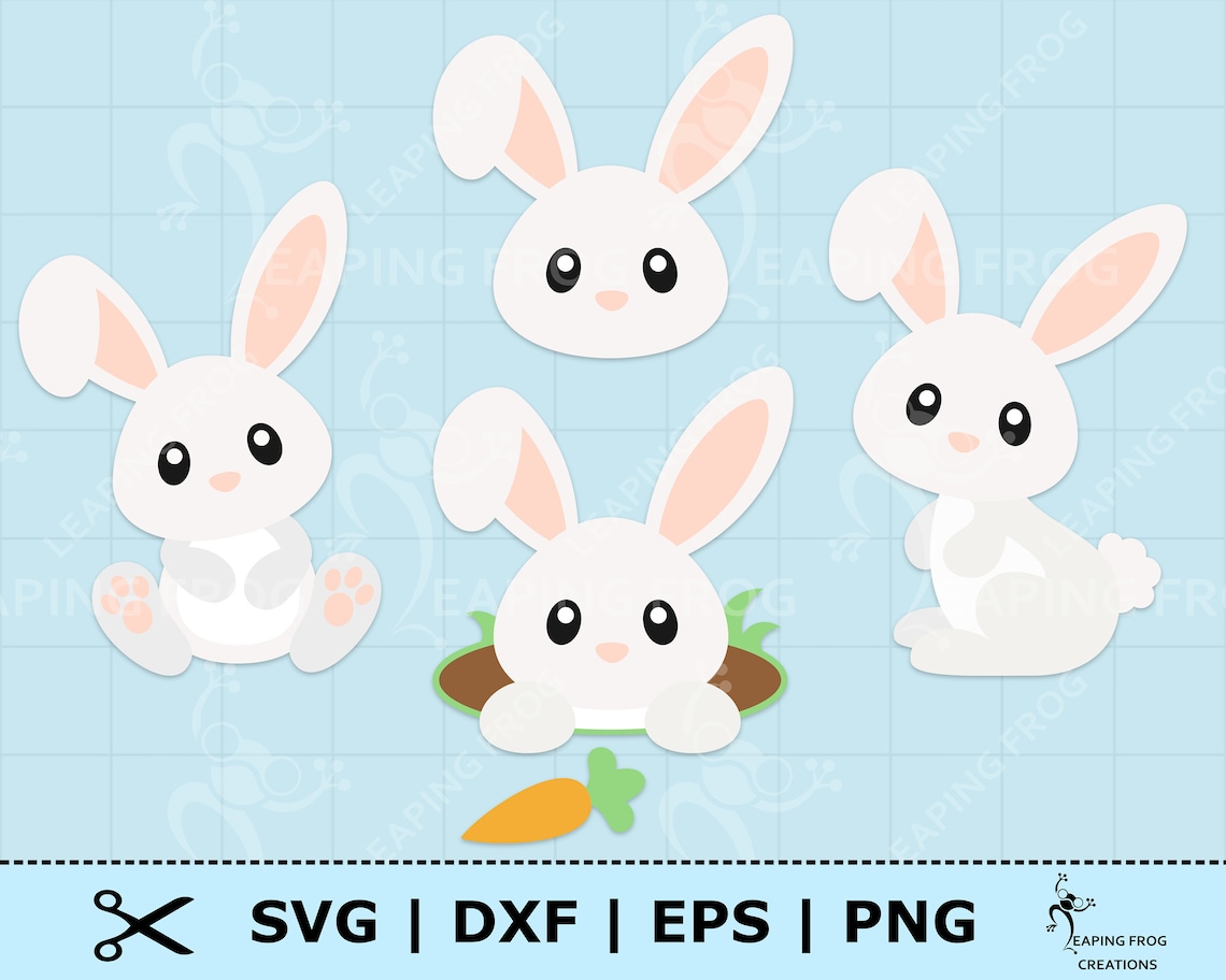 Conejito de Pascua SVG PNG. Pascua svg. Cricut archivos | Etsy
