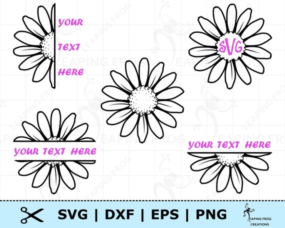 Daisy SVG. PNG. Flowers. Cricut Silhouette cut files. | Etsy