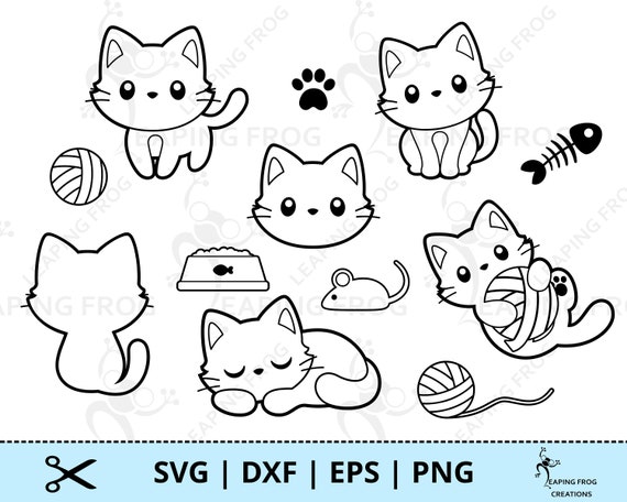 Lindas Plantillas De Gatos